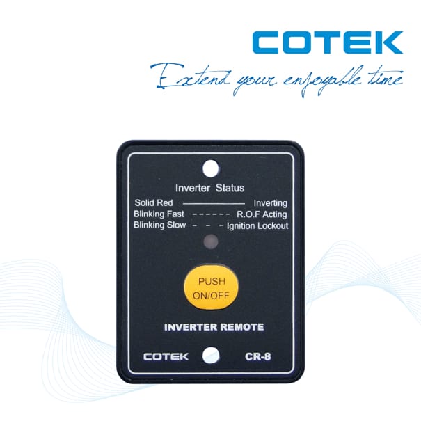 COTEK CR-8 Remote Control for SK, ST & SP Series Inverters
