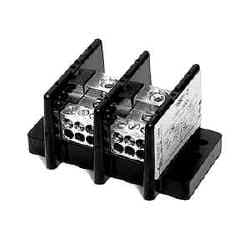 Two Pole Power Distribution Block 1 tap to 6 taps per pole